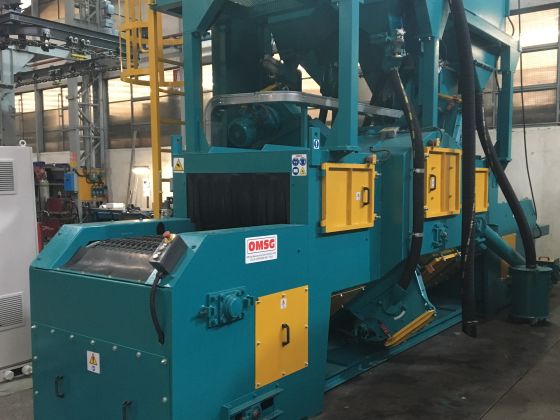 Shot blasting, shot peening machines. Warranty second hand OMSG