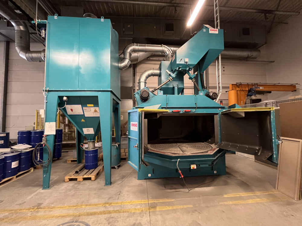 Sabbiatrici, impianti di granigliatura a turbina, pallinatrici (Shot ...